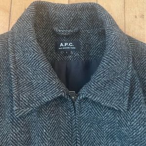 A.P.C. | Jackets & Coats | Apc X Harris Tweed Bomber Jacket | Poshmark
